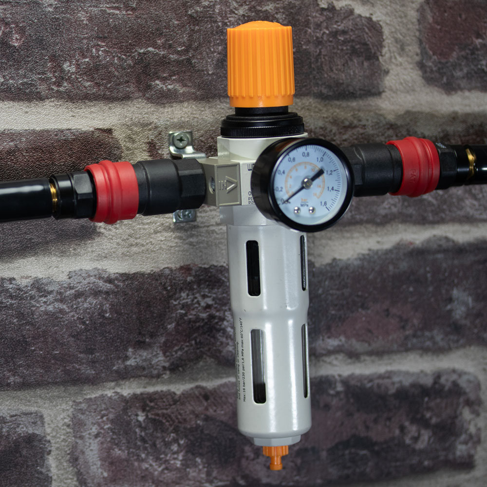 1/4 BSP HEAVY DUTY FILTER REG W/GAUGE - Workquip