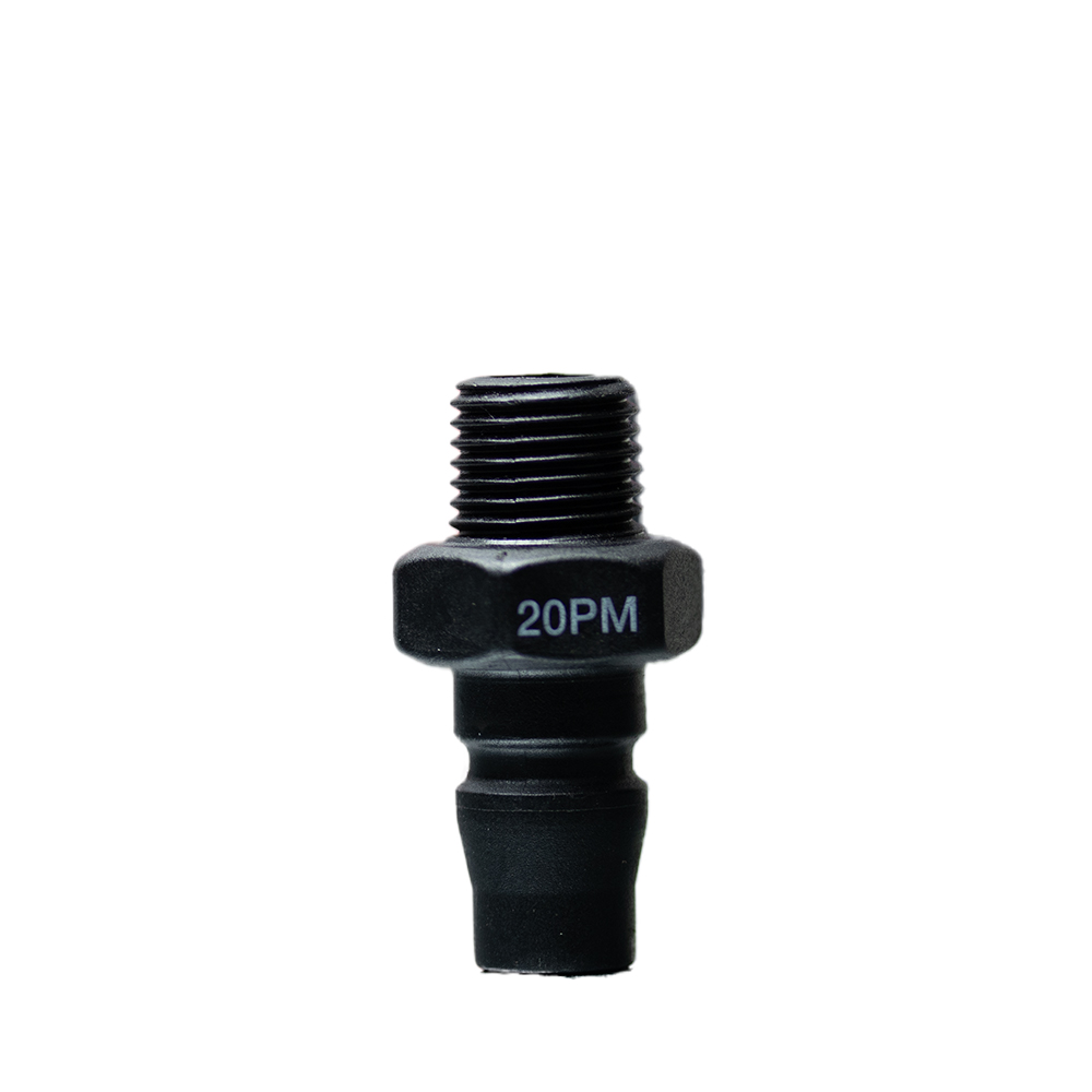 1/4 BSP MALE PLUG NYLON - Workquip