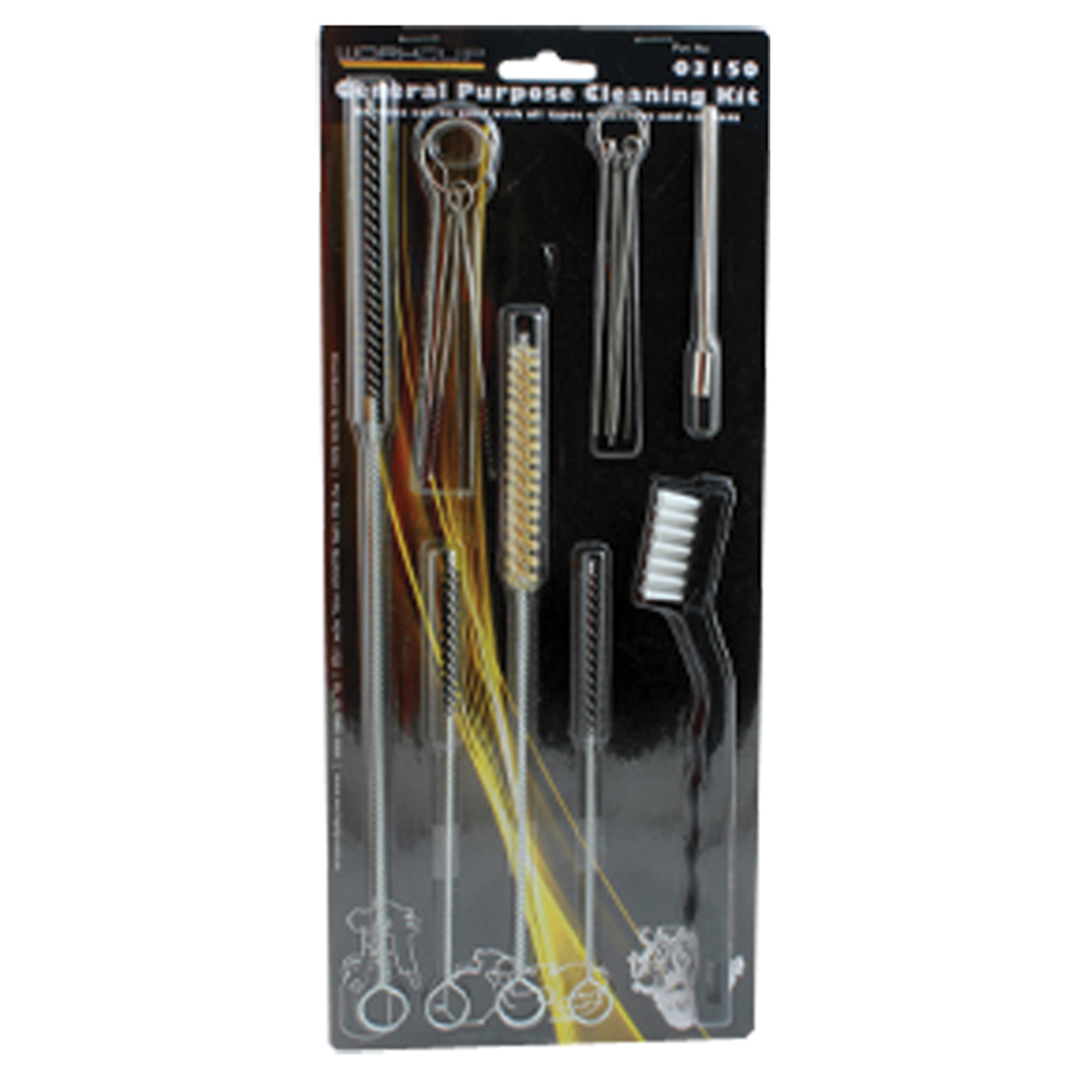 17 PIECE UNIVERSAL CLEANING KIT - Workquip