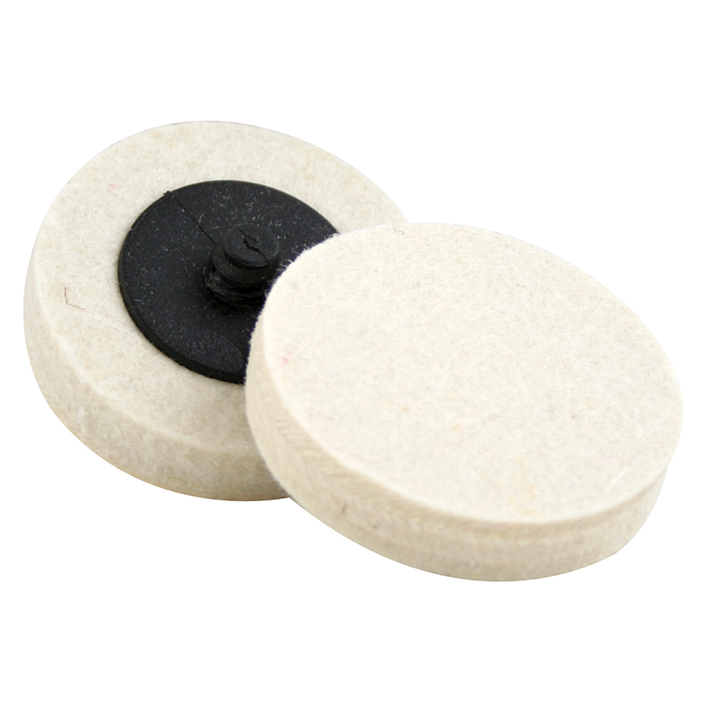 50MM TWIST LOCK WOOL WHEEL - PACKED (2) - Workquip